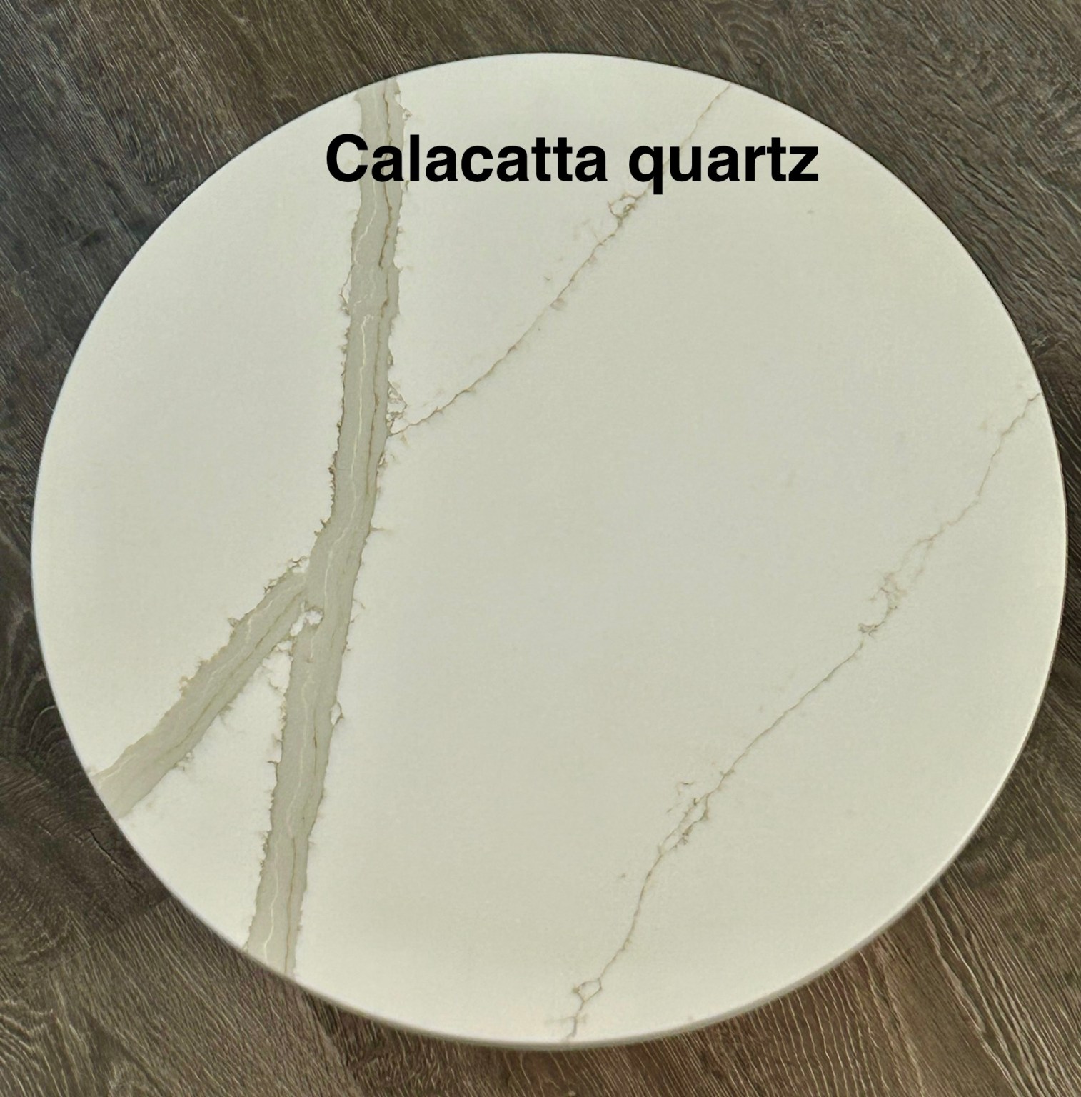 Calacatta Quartz Stone Round – Galway Marble and Granite