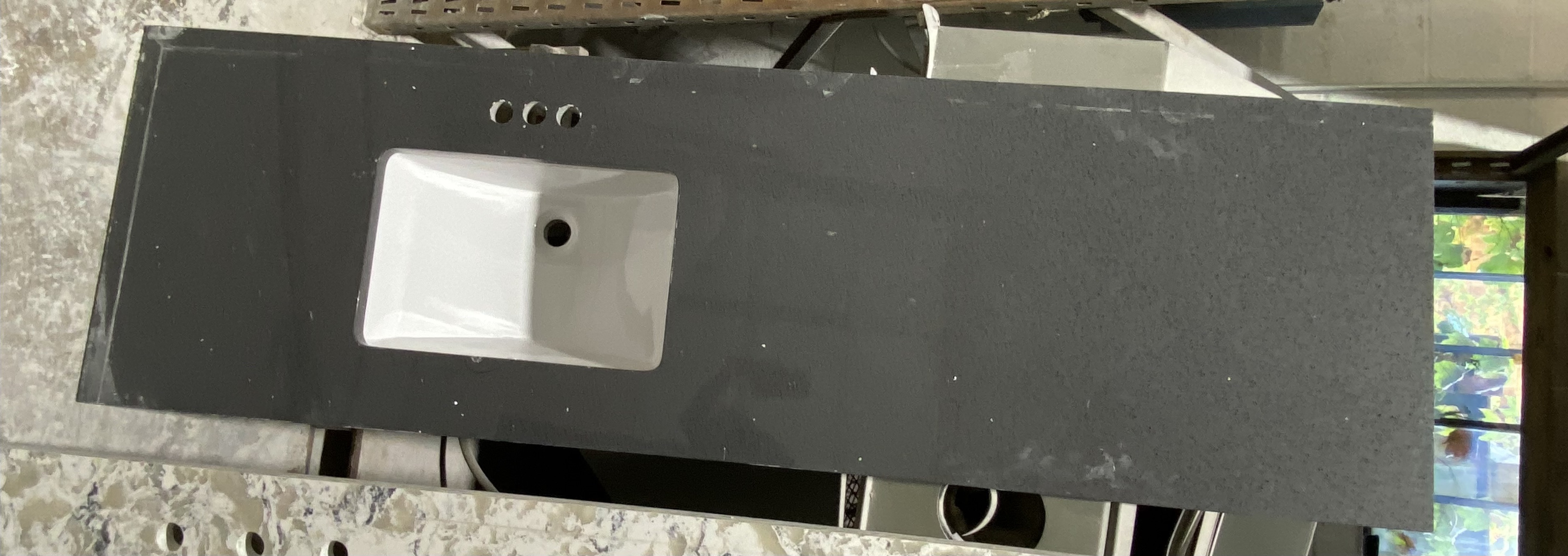 Mirror Gray Vanity Top – Galway Marble and Granite